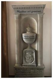 Epitaph des Johann Ernst von Kunheim - Ahnenforschung / Genealogie