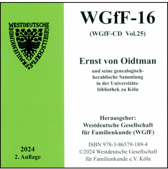 Sammlung Ernst von Oidtman 2. digitalisierte Auflage 2024 durch die ...